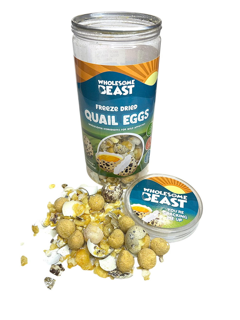 Freeze-Dried Crushed Quail Eggs with Shell- Wholesome Beast – Ancestral ...